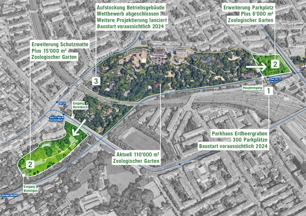 An overview of the zoo | Basel Zoo